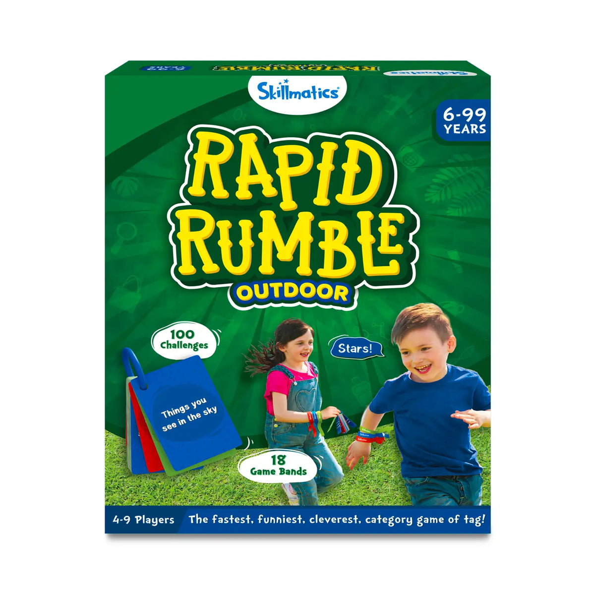 Rapid Rumble Outdoor | Educational & Clever Category Game of Tag (ages