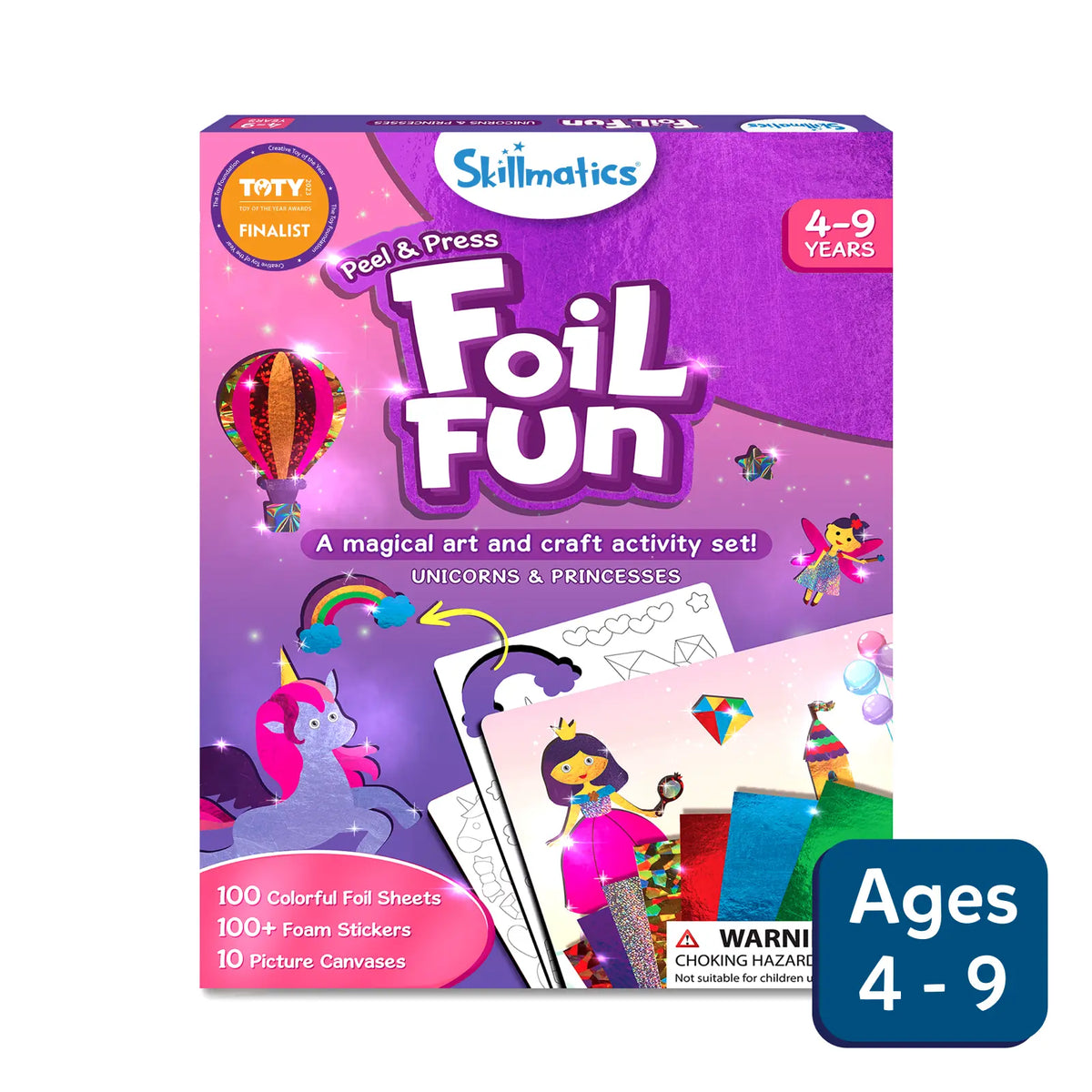 Unicorn Foil Art Kit | No Mess Craft (Ages 4-9) | Skillmatics