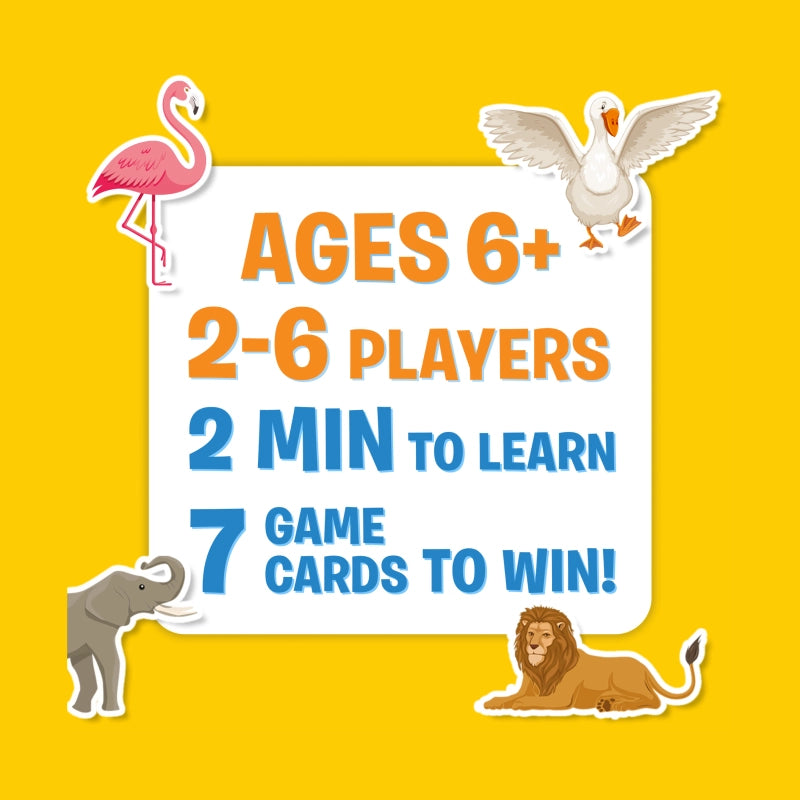 Guess in 10: Animal Kingdom | Trivia card game (ages 6+) – Skillmatics