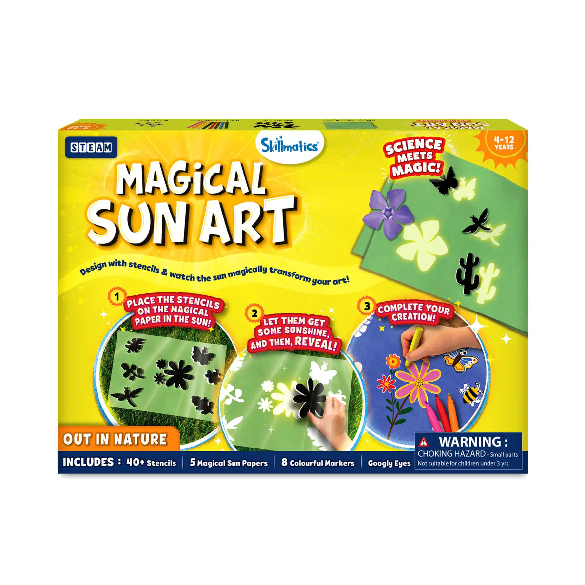 Buy Nature Inspired Sun Art Drawing Kit (Ages 4-12) | Skillmatics India