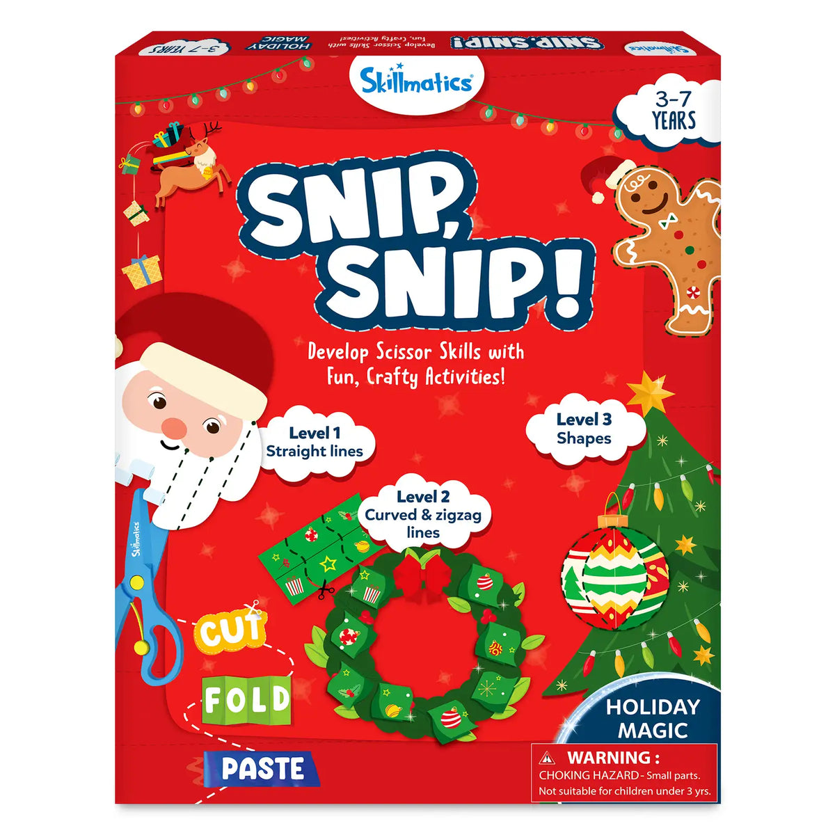 Skillmatics Snip Snip Art & Craft Activity Kit for Kids Ages 3-7, Child ...