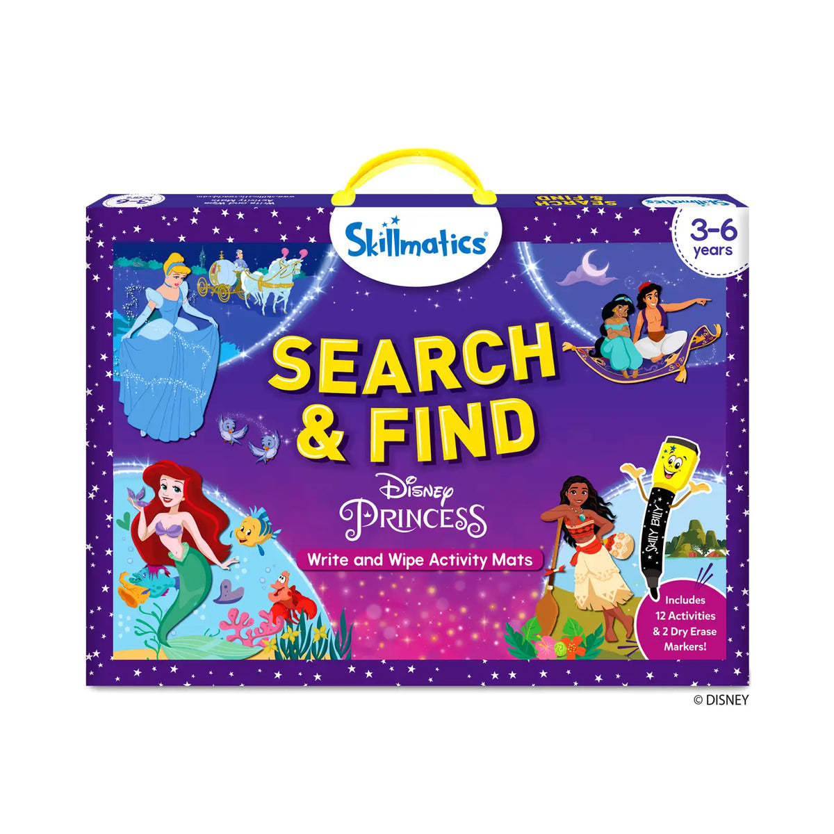 Buy Search & Find Disney Princesses | Reusable Activity Mats (ages 3-6 ...