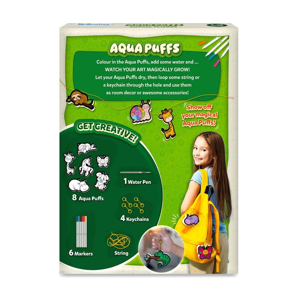 Skillmatics Aqua Puffs: Animal Friends | 3d Art For Kids (Ages 4+), Fun ...