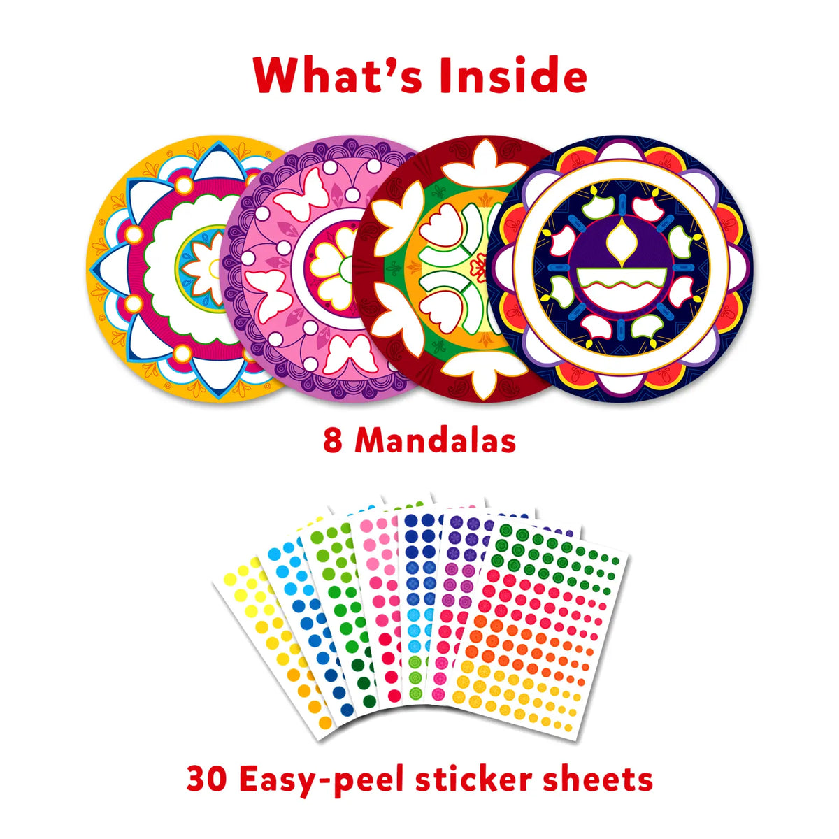 Dot It | Mandala Art for Kids | Sticker Mandala Drawing Kit