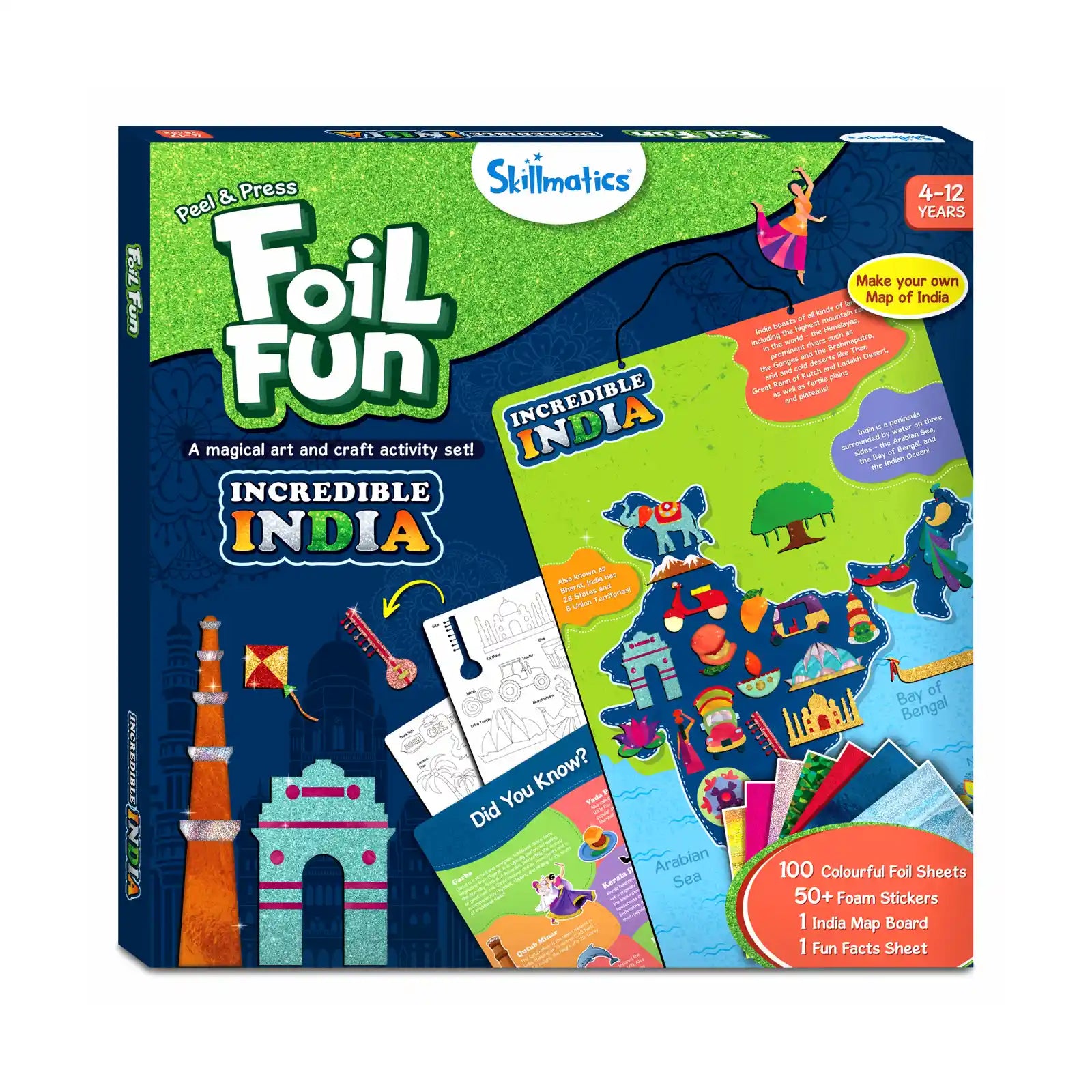Shop Incredible India Foil Art Kit (Ages 4-12) Online in India ...