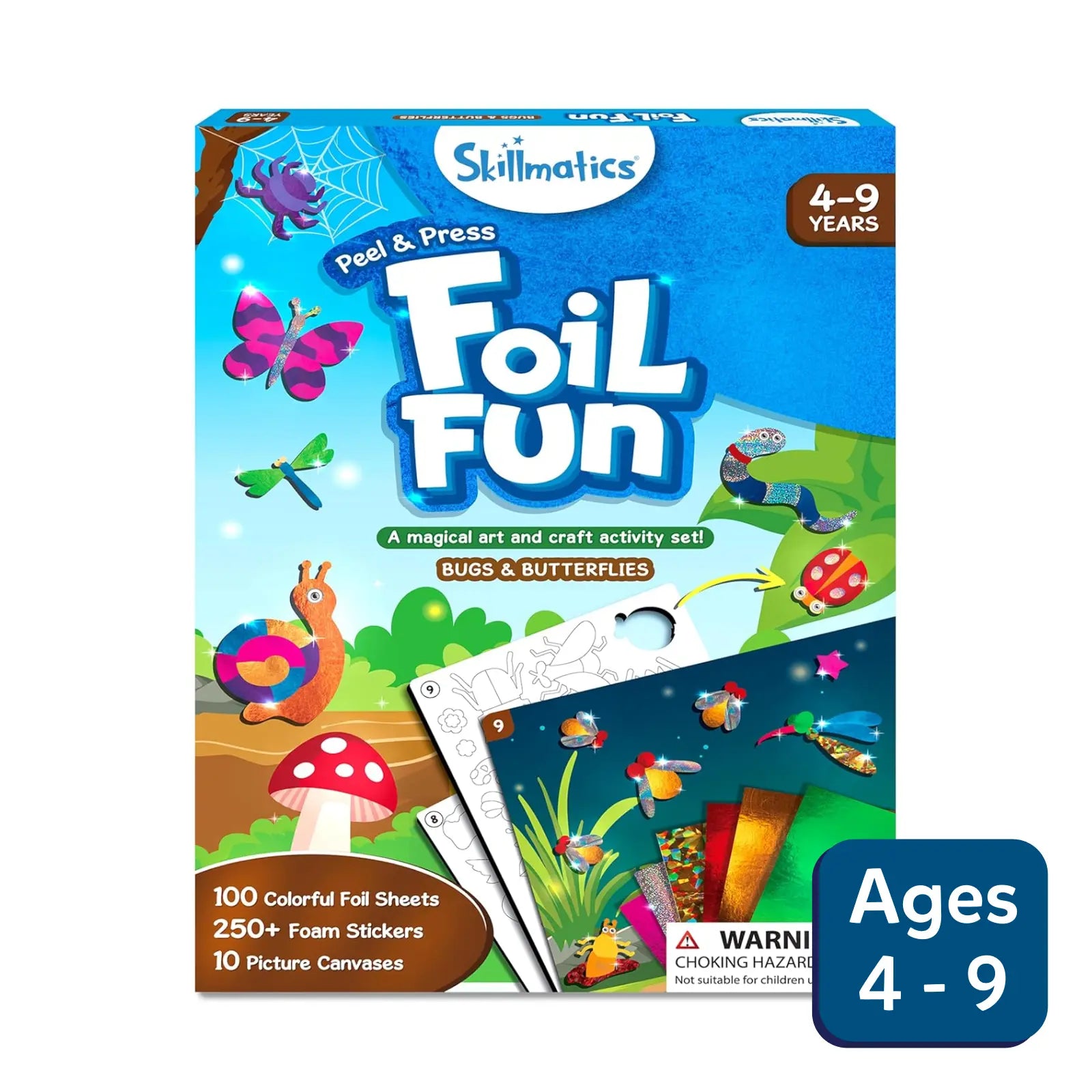 Buy Bugs & Butterflies Foil Fun Art Kit Online – Skillmatics