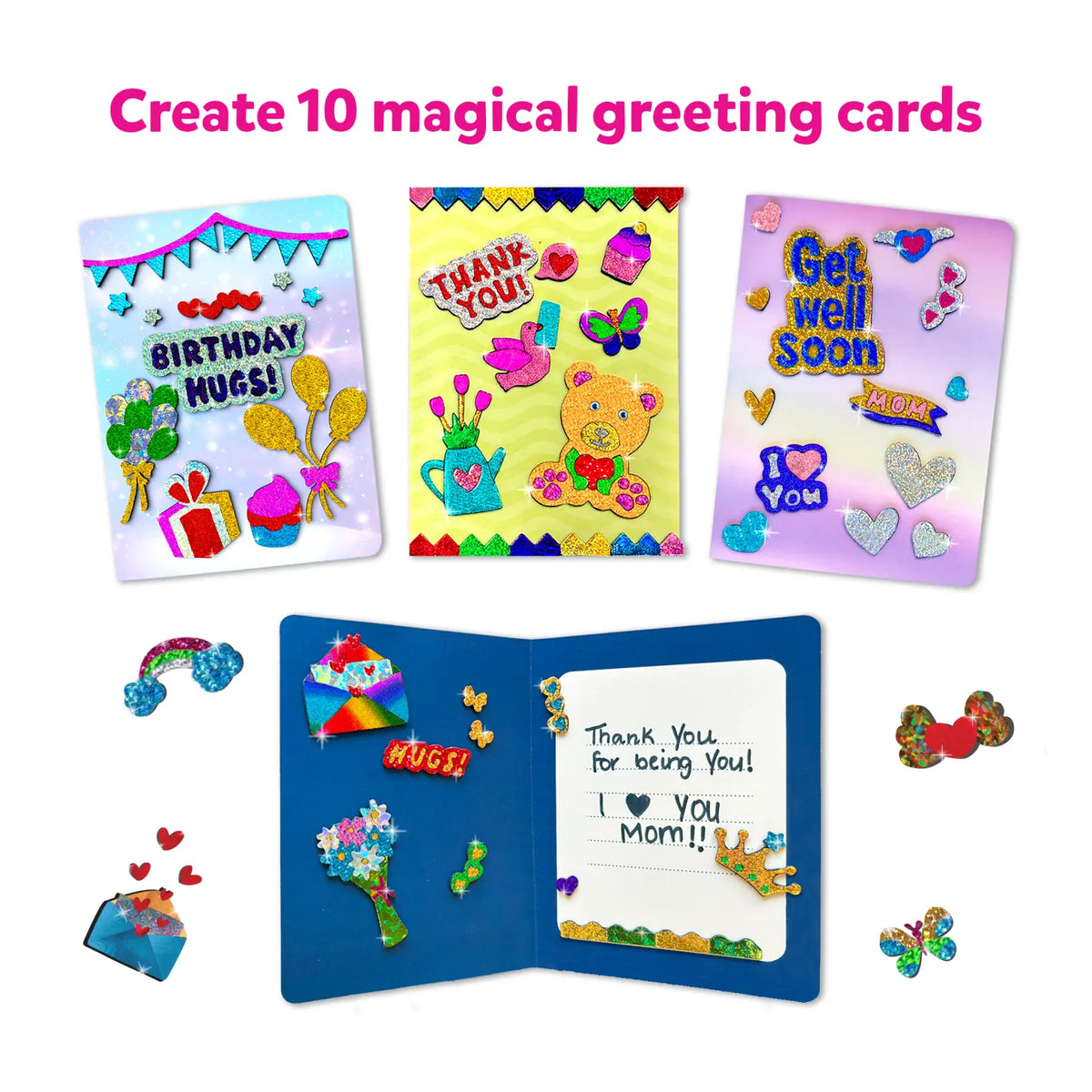 Greeting Card Making Set For Kids - No Mess Card Kit | Skillmatics