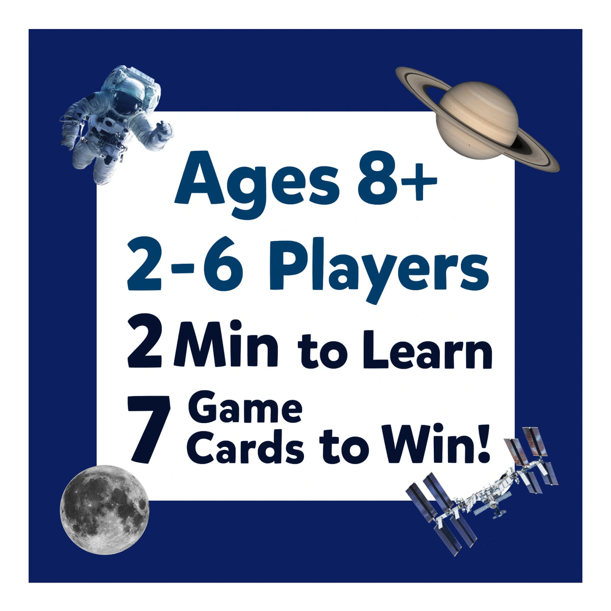 Guess in 10: All About Space | Trivia card game (ages 8+) – Skillmatics