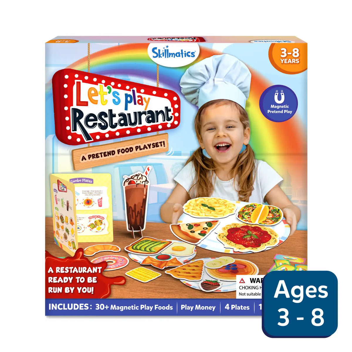 Buy Restaurant Pretend & Play Magnetic Food Set |Skillmatics IN