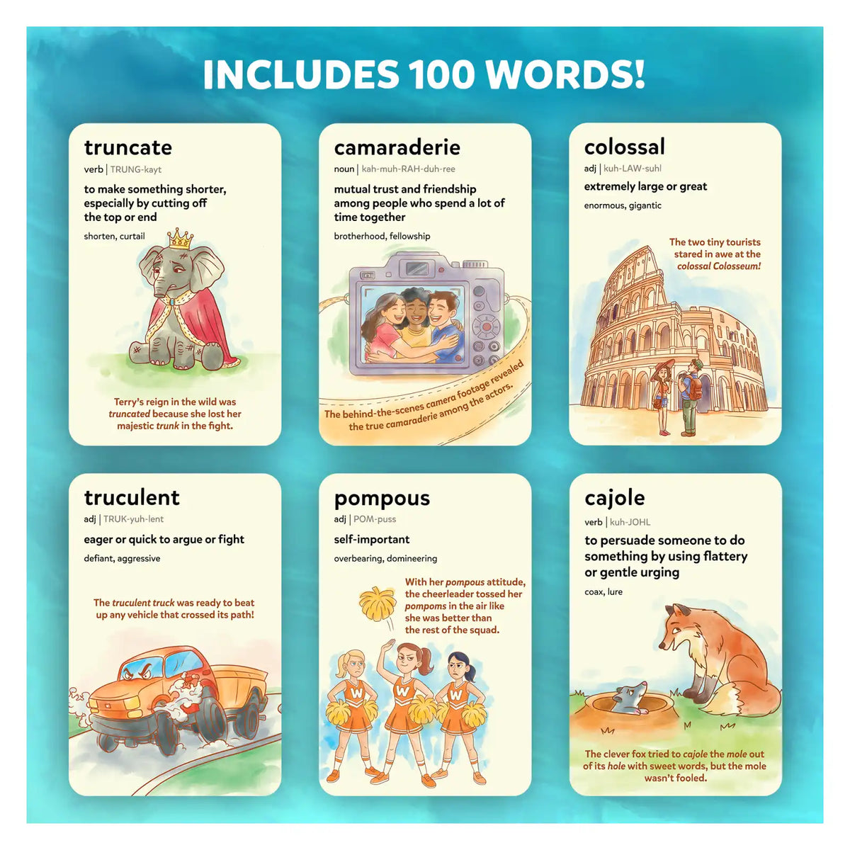 Skillmatics Wordables: Level 2 | Vocabulary Flash Cards (ages 10 ...