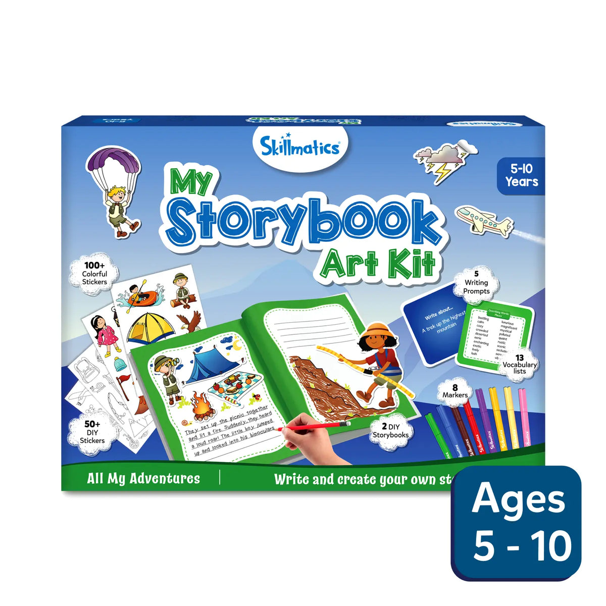 My Storybook Art Kit - All My Adventures (ages 5-10) – Skillmatics