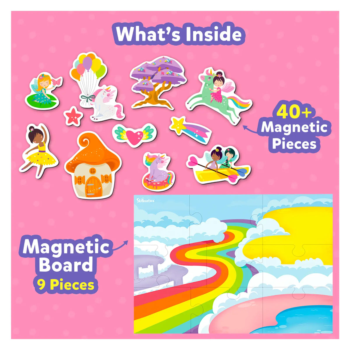 Magnetic Board Games - Interactive Play Set | Skillmatics