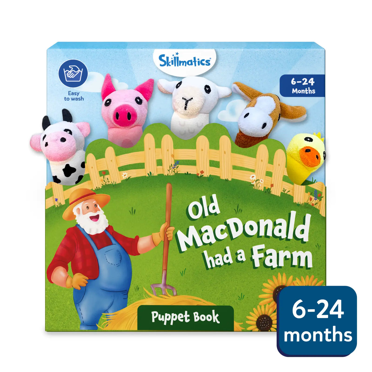 Skillmatics Old Macdonald Had A Farm Interactive Finger Puppet Book ...