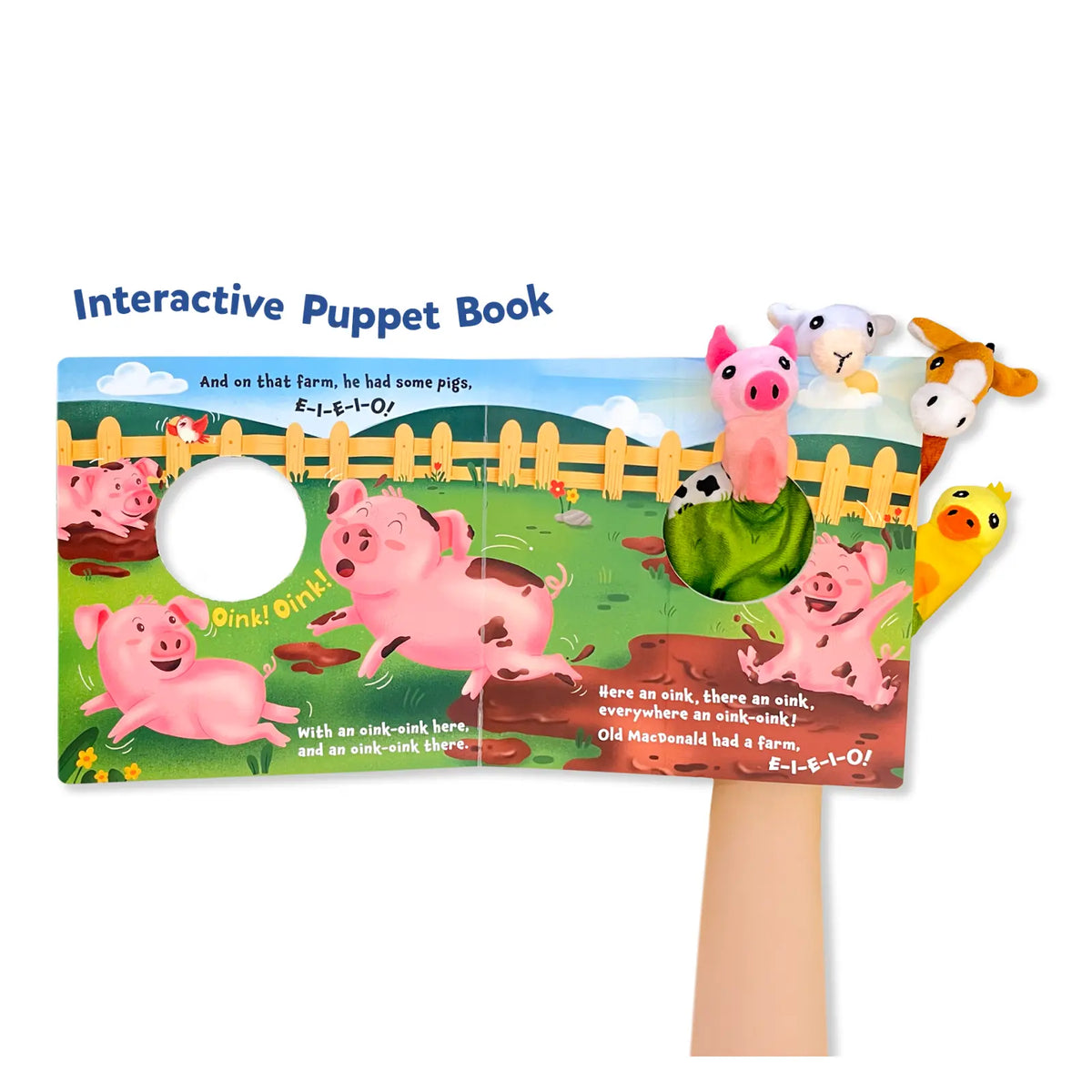 Skillmatics Old Macdonald Had A Farm Interactive Finger Puppet Book ...