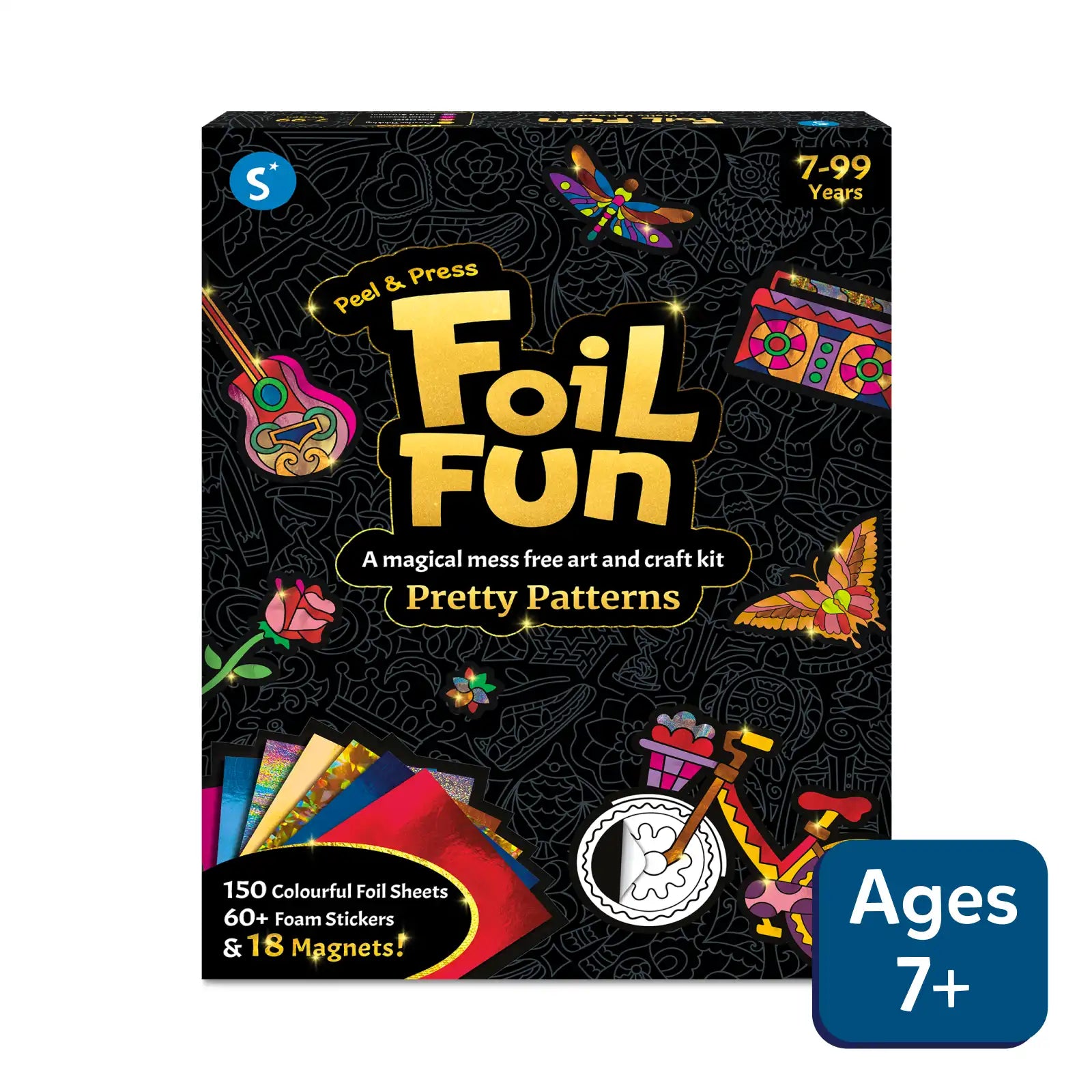 Shop Pretty Patterns Foil Art Kit (Ages 7+) Online in India | Skillmatics