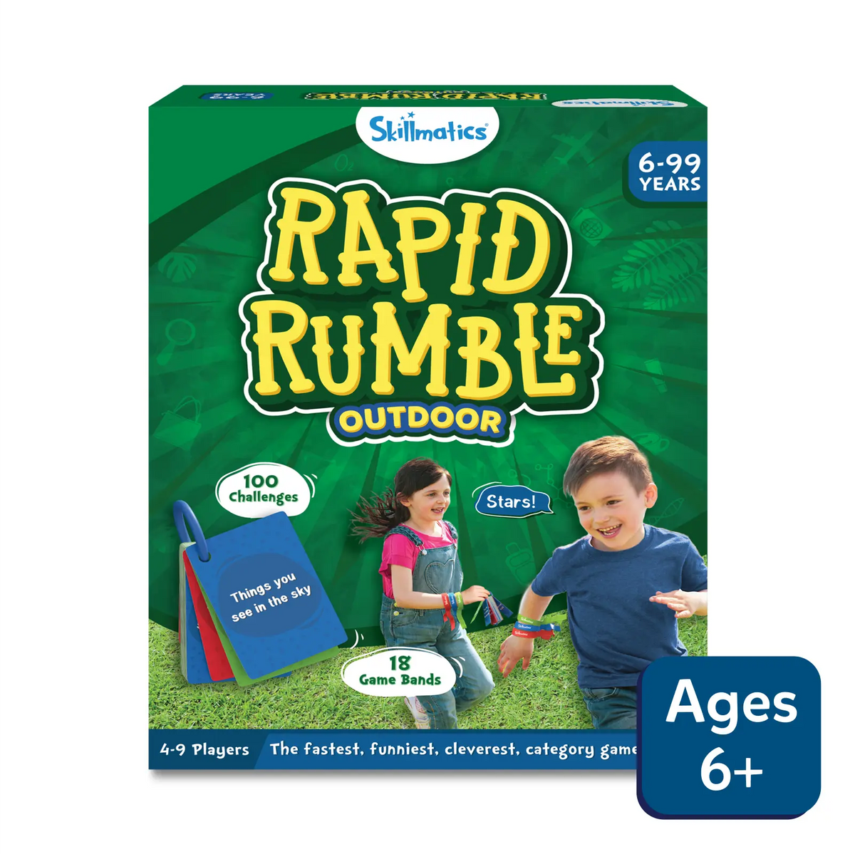 Rapid Rumble Outdoor | Educational & Clever Category Game of Tag (ages